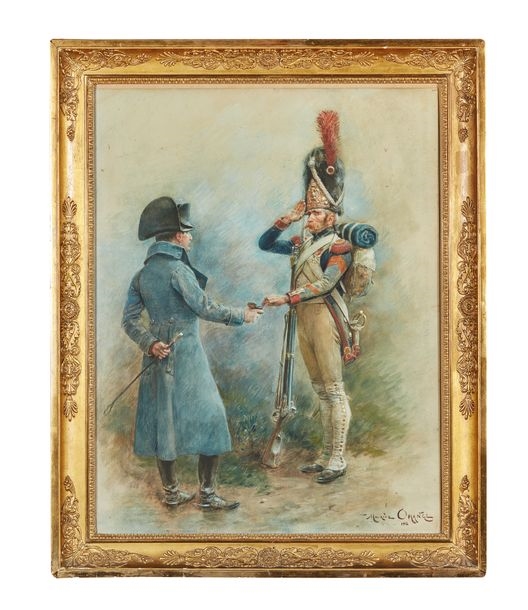 Maurice-Henri Orange | Napoleon and a Grenadier of the Imperial Guard ...