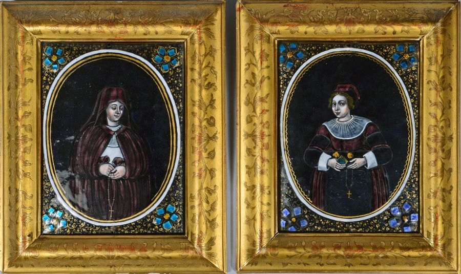 Limoges School, 18th Century | Female portraits (Circa 1700) | MutualArt