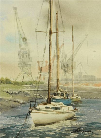 Ron | Boats and cranes | MutualArt