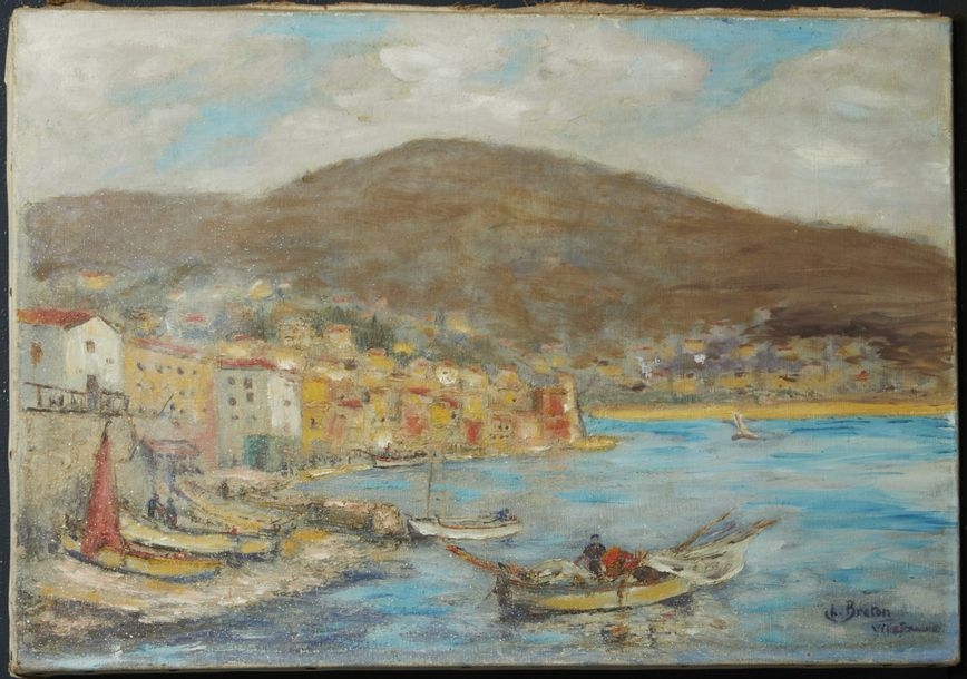 Charles-léon Breton | View of Villefranche | MutualArt