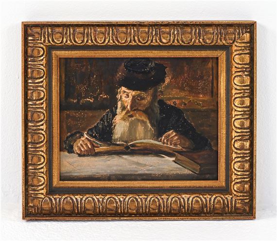 Lazar Krestin | LAZAR KRESTIN (1868-1938) O/M PORTRAIT (1932) | MutualArt