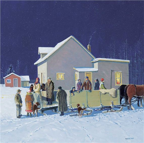 Peter Shostak | We can all go Carolling in one Sleigh (1996) | MutualArt