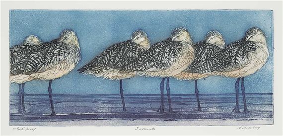 David Silverberg | Godwits #Artist's Proof | MutualArt
