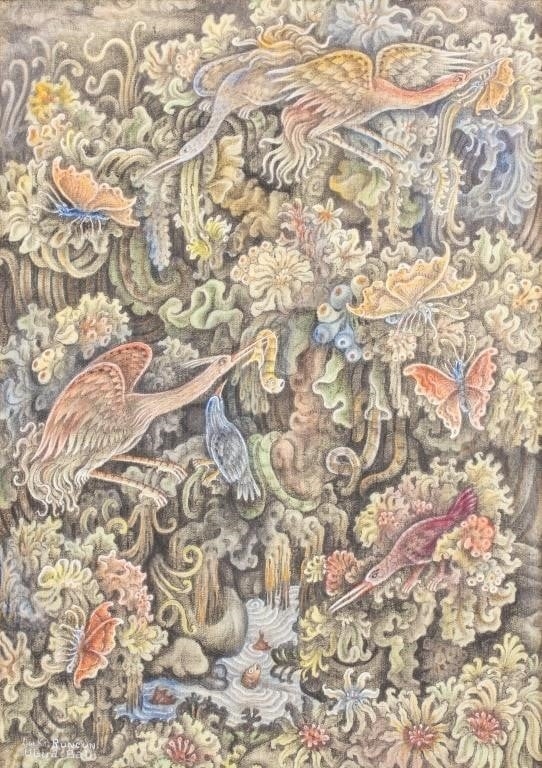 Dewa Ketut Rungun | Dewa Ketut Rungun Acrylic on Canvas Painting ...