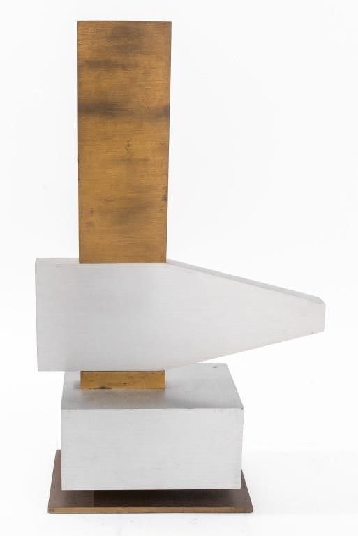 Louise Pershing | Louise Pershing Abstract Alu & Brass Sculpture ...
