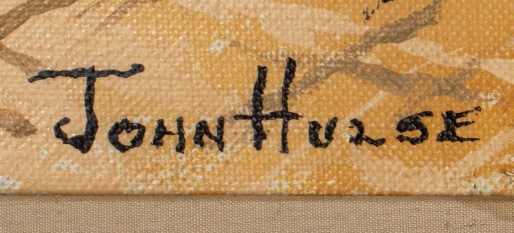 John Hulse | John Hulse Interior Scene Oil on Canvas | MutualArt