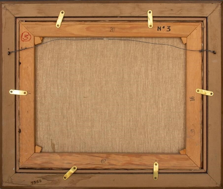 John Hulse | John Hulse Interior Scene Oil on Canvas | MutualArt