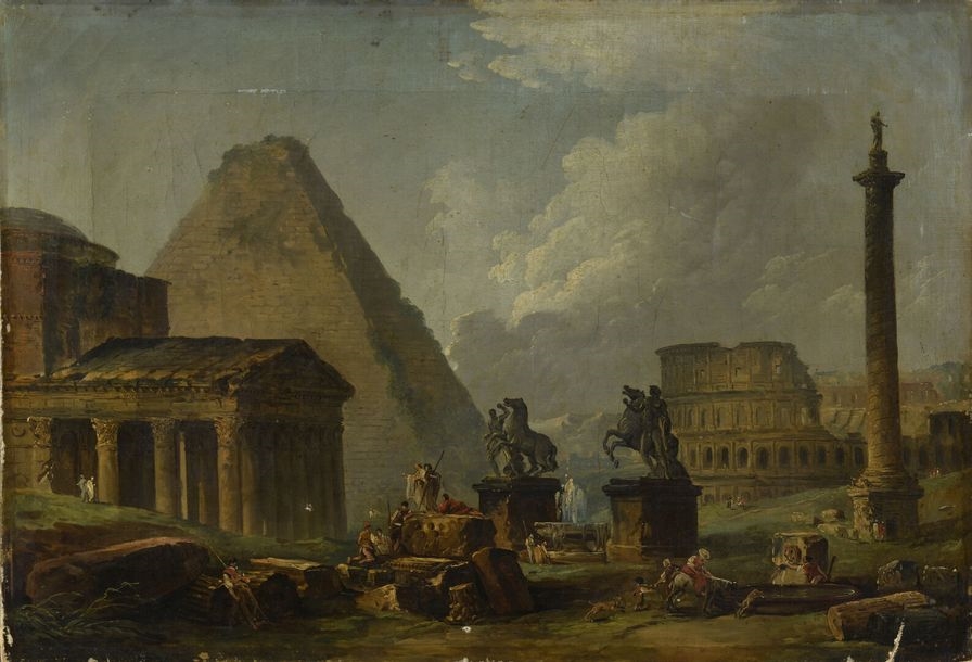 Hubert Robert | Ancient Monuments in Rome | MutualArt