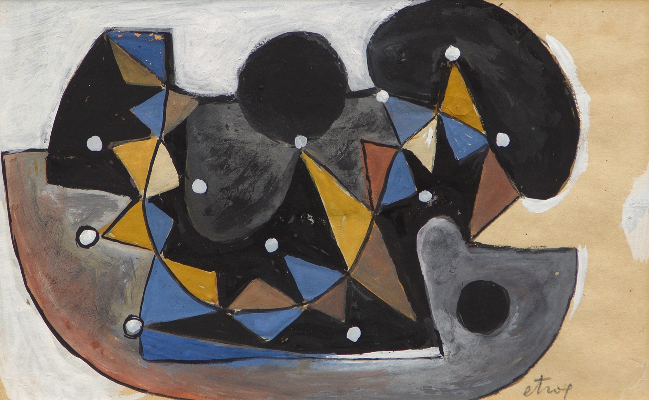 Sorel Etrog | Study for Painted Constructions (Circa 1958) | MutualArt