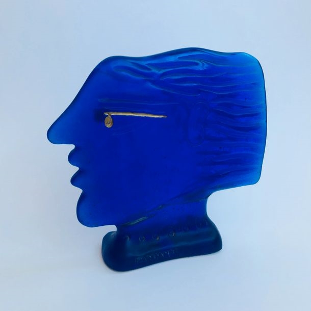 Alecos Fassianos | Face in profile Glass paste | MutualArt