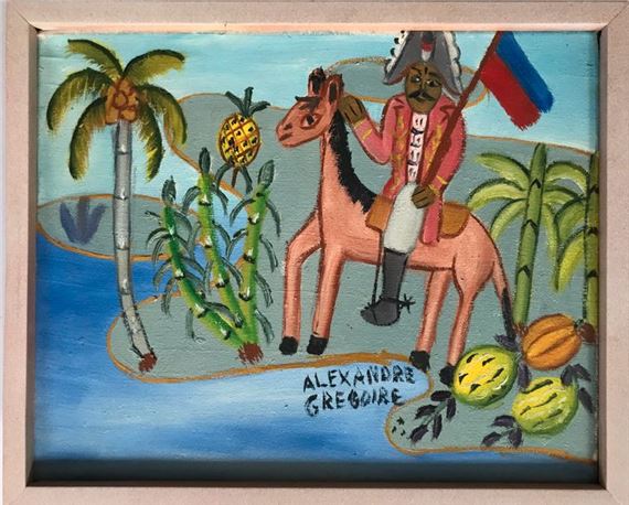 Alexandre Grégoire | Toussaint Louverture on horseback | MutualArt