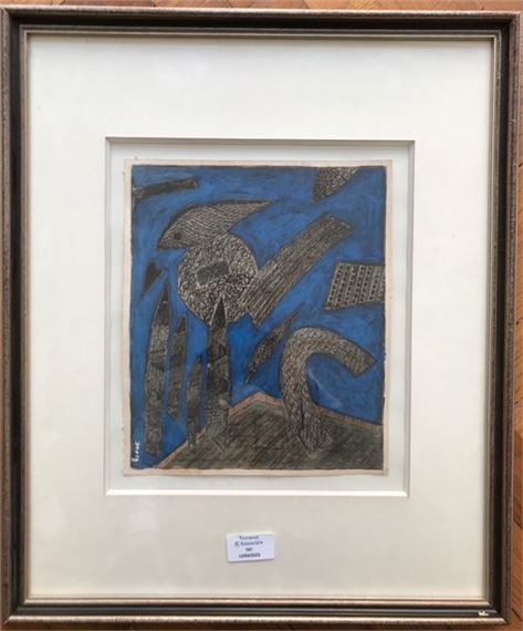 Henri Bernard Goetz | Composition with fish | MutualArt