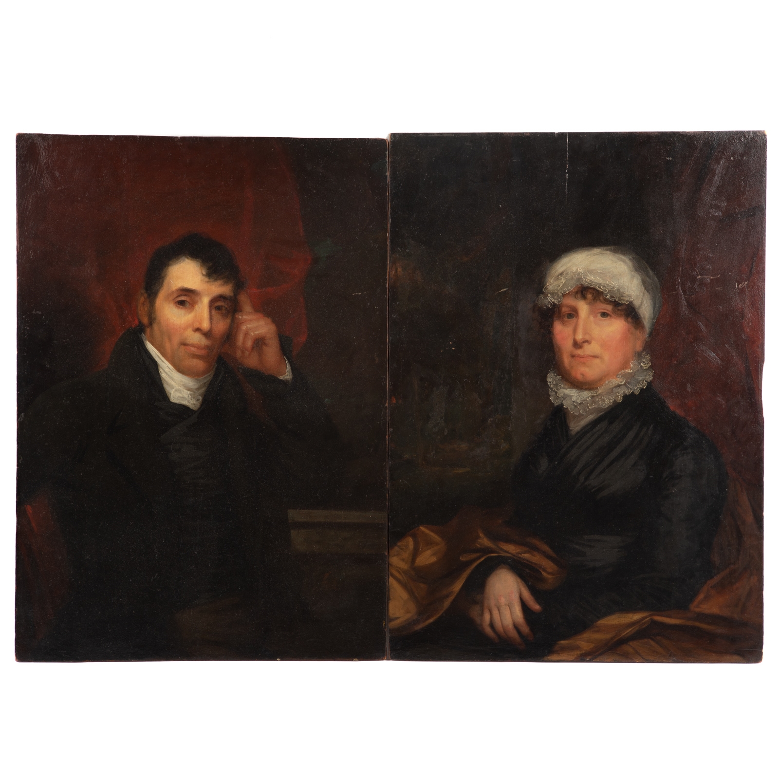 Jacob Eichholtz | Man and Wife Portraits (1776) | MutualArt