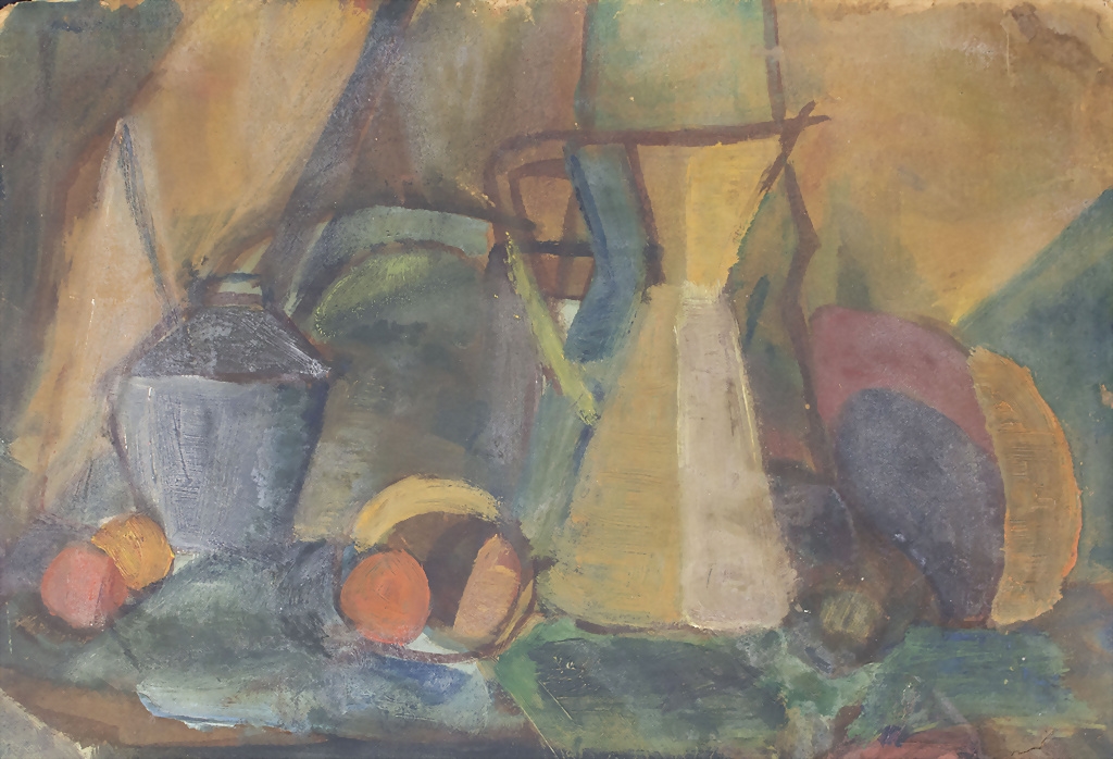 Marcel Janco | Stillleben mit Kanne und Obst' / 'Still life with jug ...