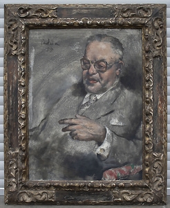 Paul Mathias Padua | Herrenportrait / A portrait of a gentleman (55 ...