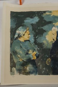 Victor Viko | Drei Damen mit Kopftuch' / 'Three women with shawls ...