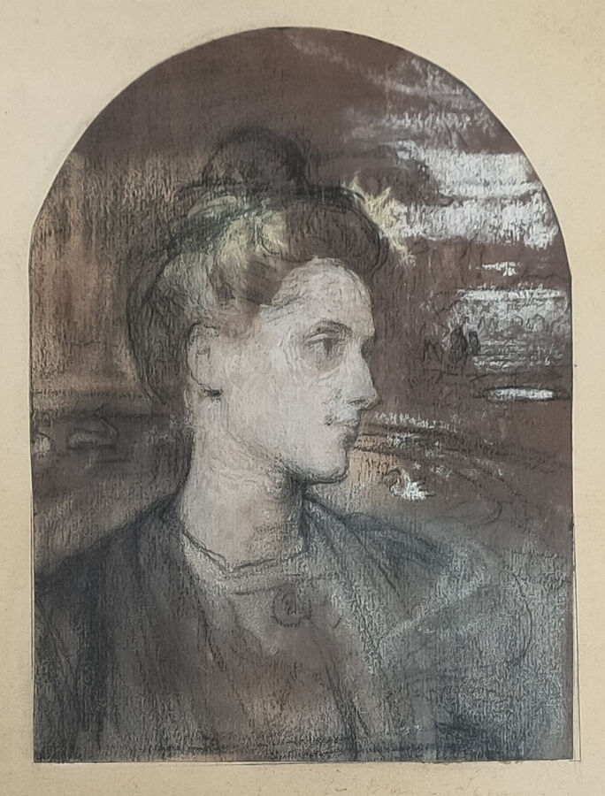 Edgar Maxence | Portrait de dame | MutualArt