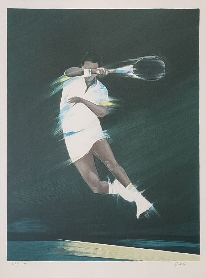 Victor Spahn | La partie de tennis | MutualArt