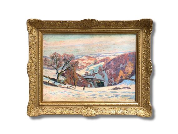 Armand Guillaumin | Crozant, le Puy Barriou sous la neige | MutualArt
