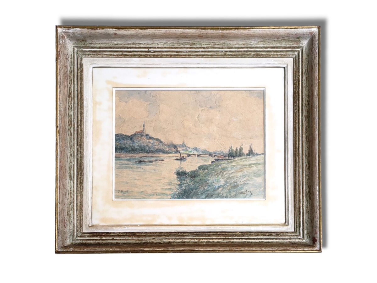 Georges Rose | Saint Cloud, paysage fluvial | MutualArt