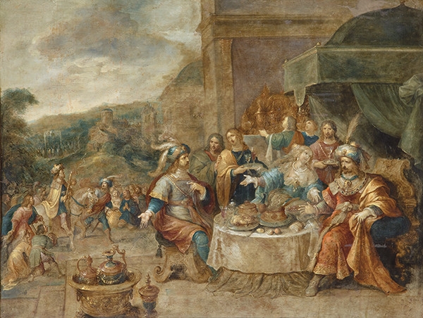 Frans Francken II | El festin de Esther y Asuero | MutualArt