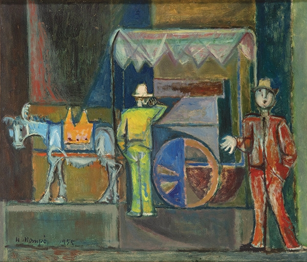 Manuel Hernández Mompó | El pianillo (1955) | MutualArt