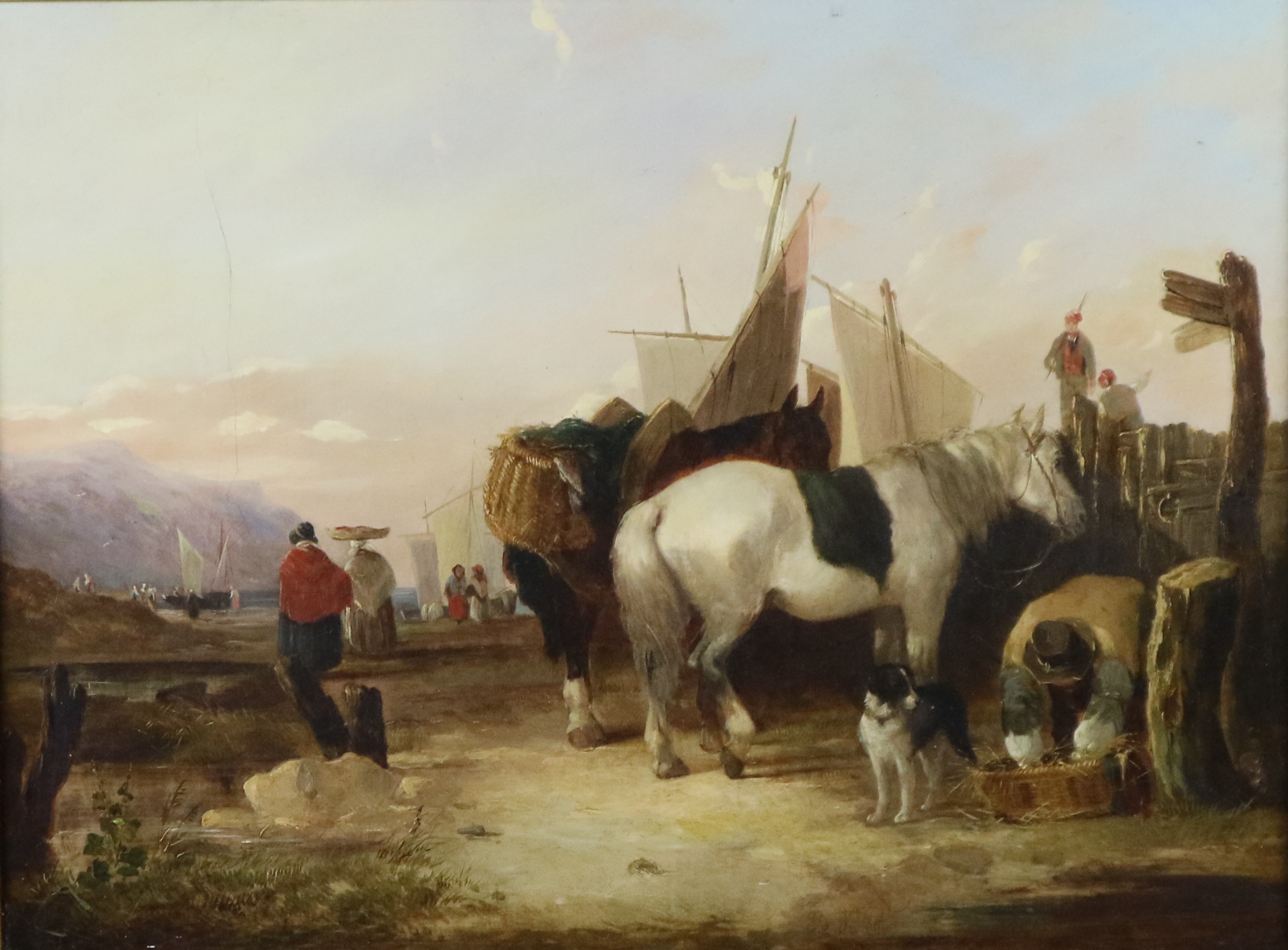 William Shayer Sr. | Unloading the catch | MutualArt