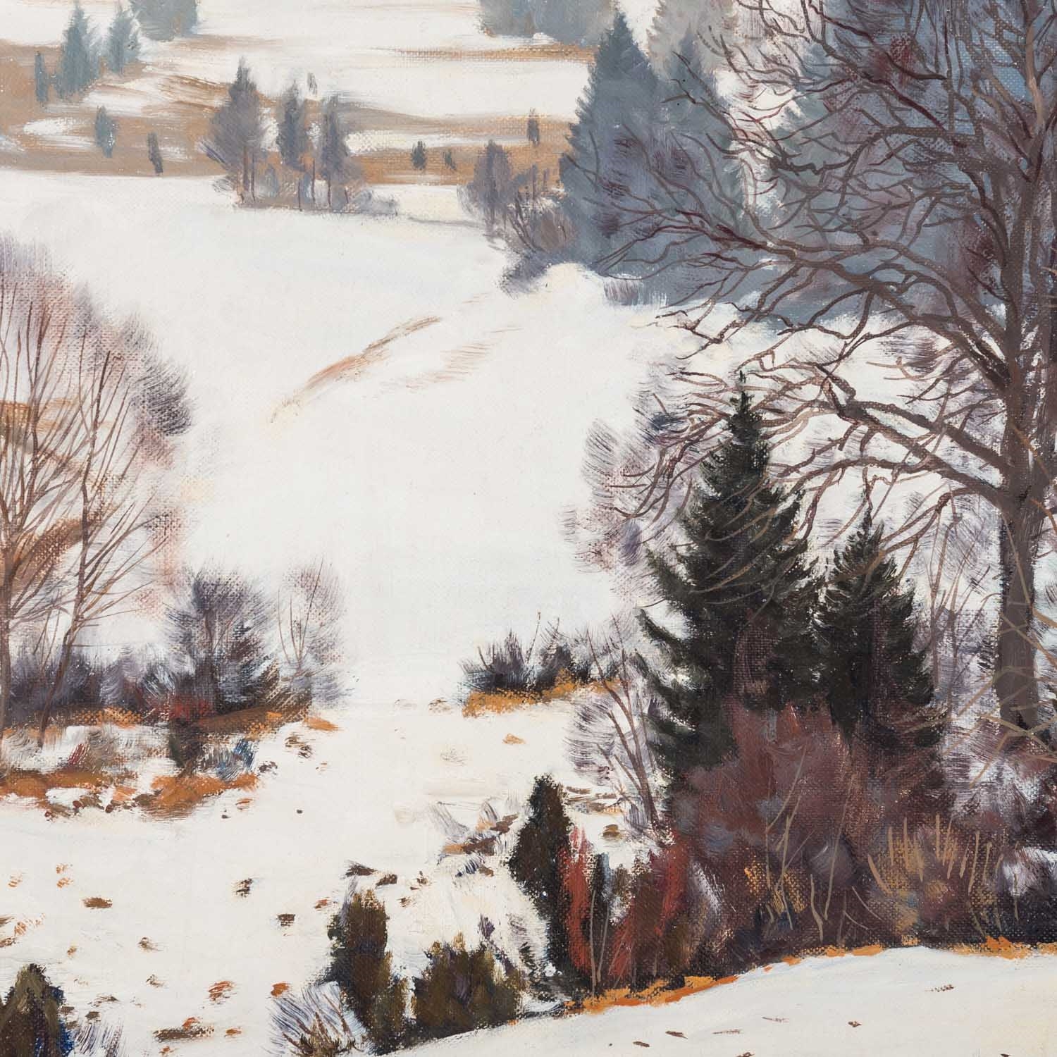 Otto Neubrand | Snowy landscape | MutualArt
