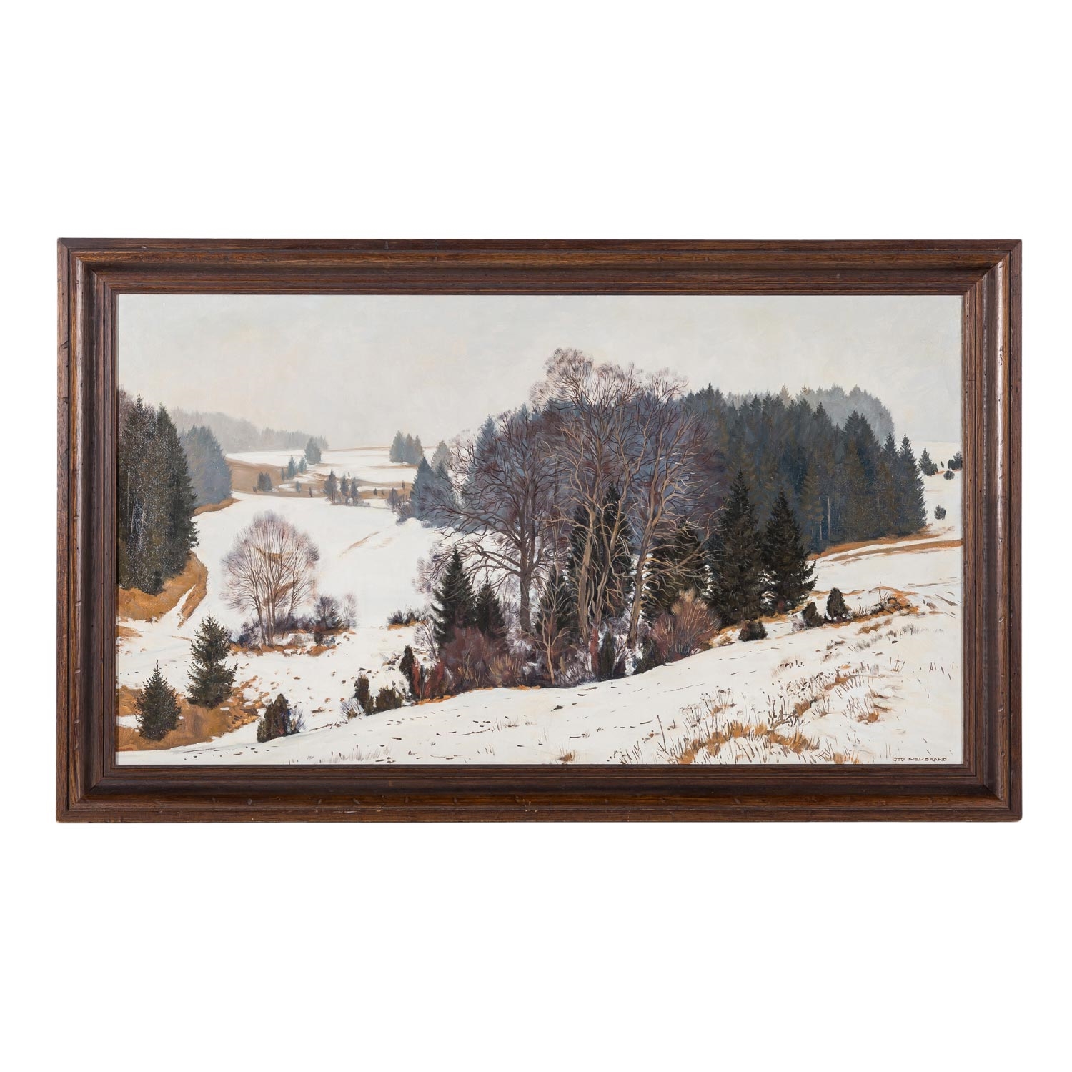 Otto Neubrand | Snowy landscape | MutualArt
