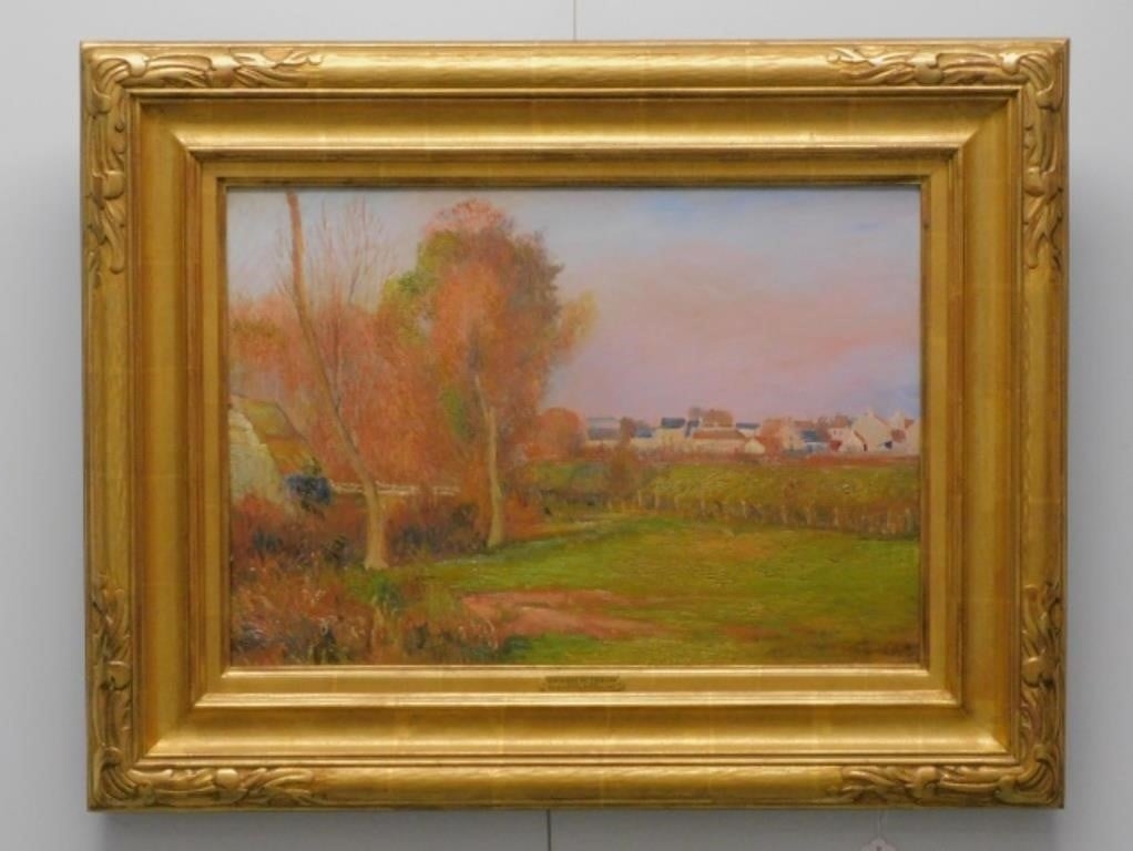 Dwight William Tryon | Farm House Night | MutualArt