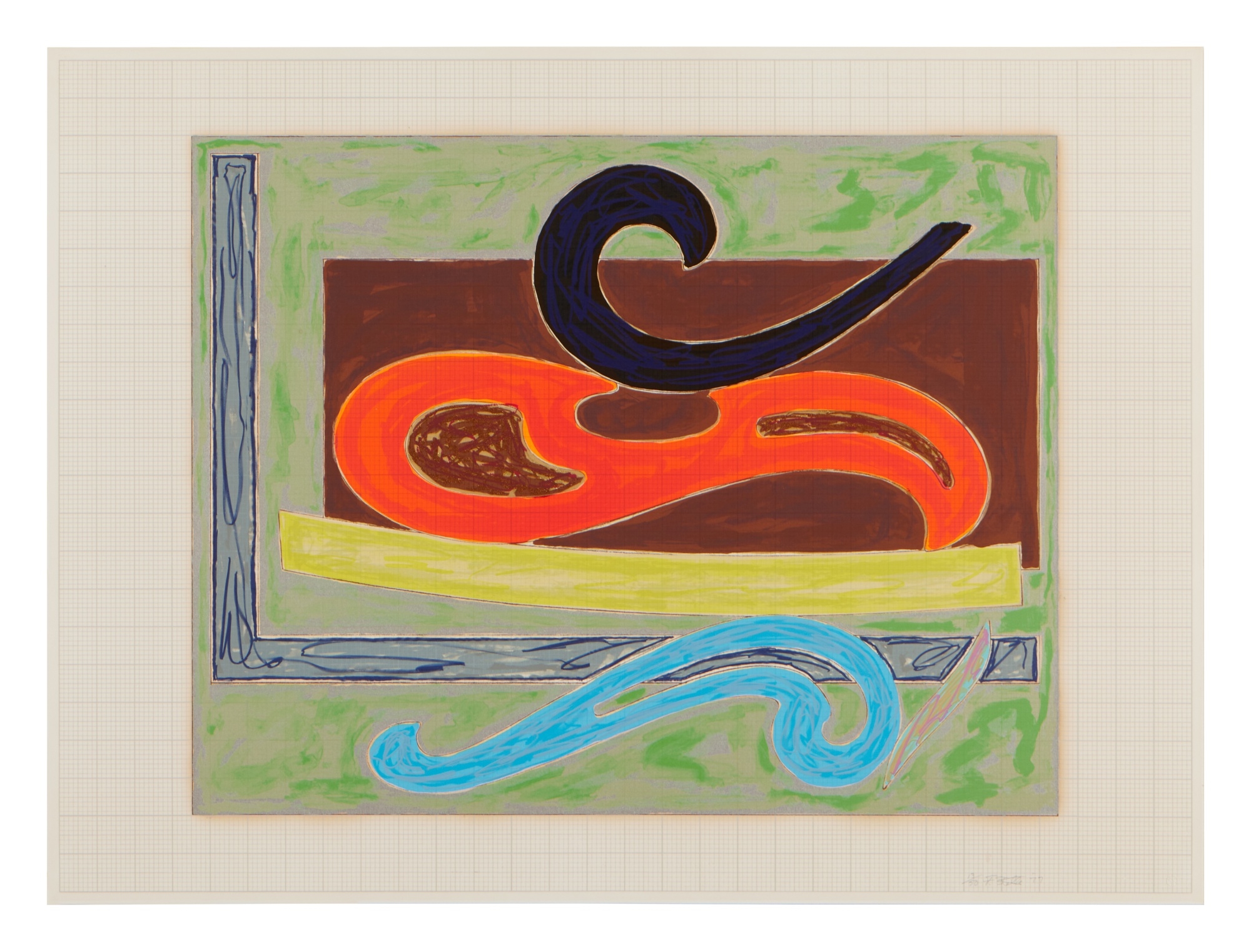 Frank Stella | Eskimo Curlew, from Exotic Bird Series (1977) | MutualArt