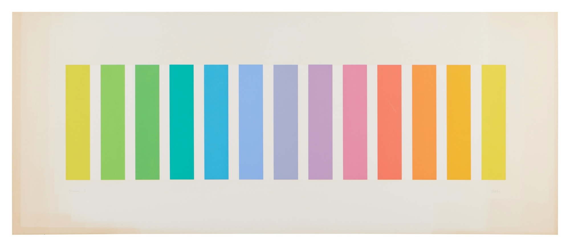 Ellsworth Kelly | Spectrum (1973) | MutualArt
