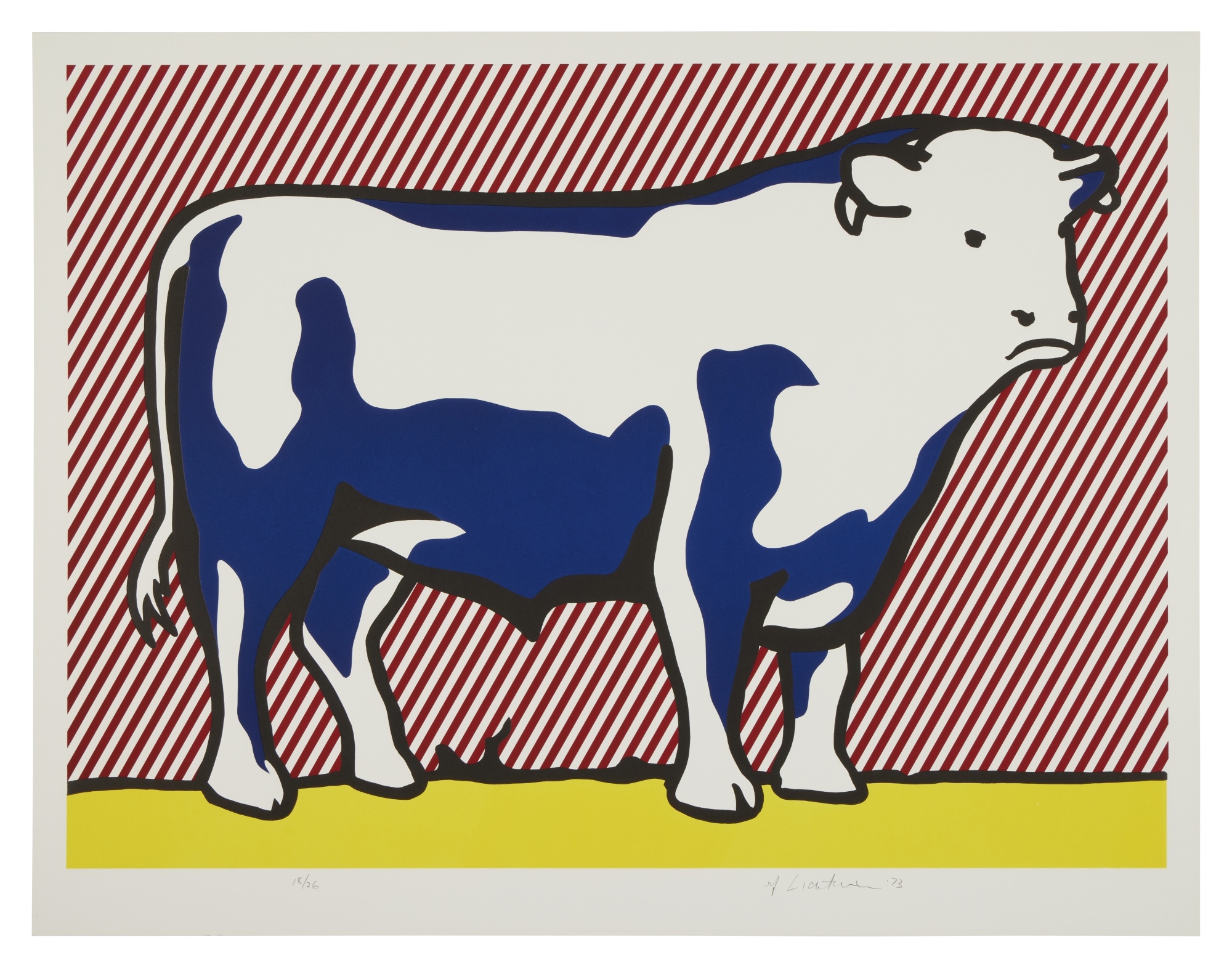 Roy Lichtenstein | Bull VII | MutualArt