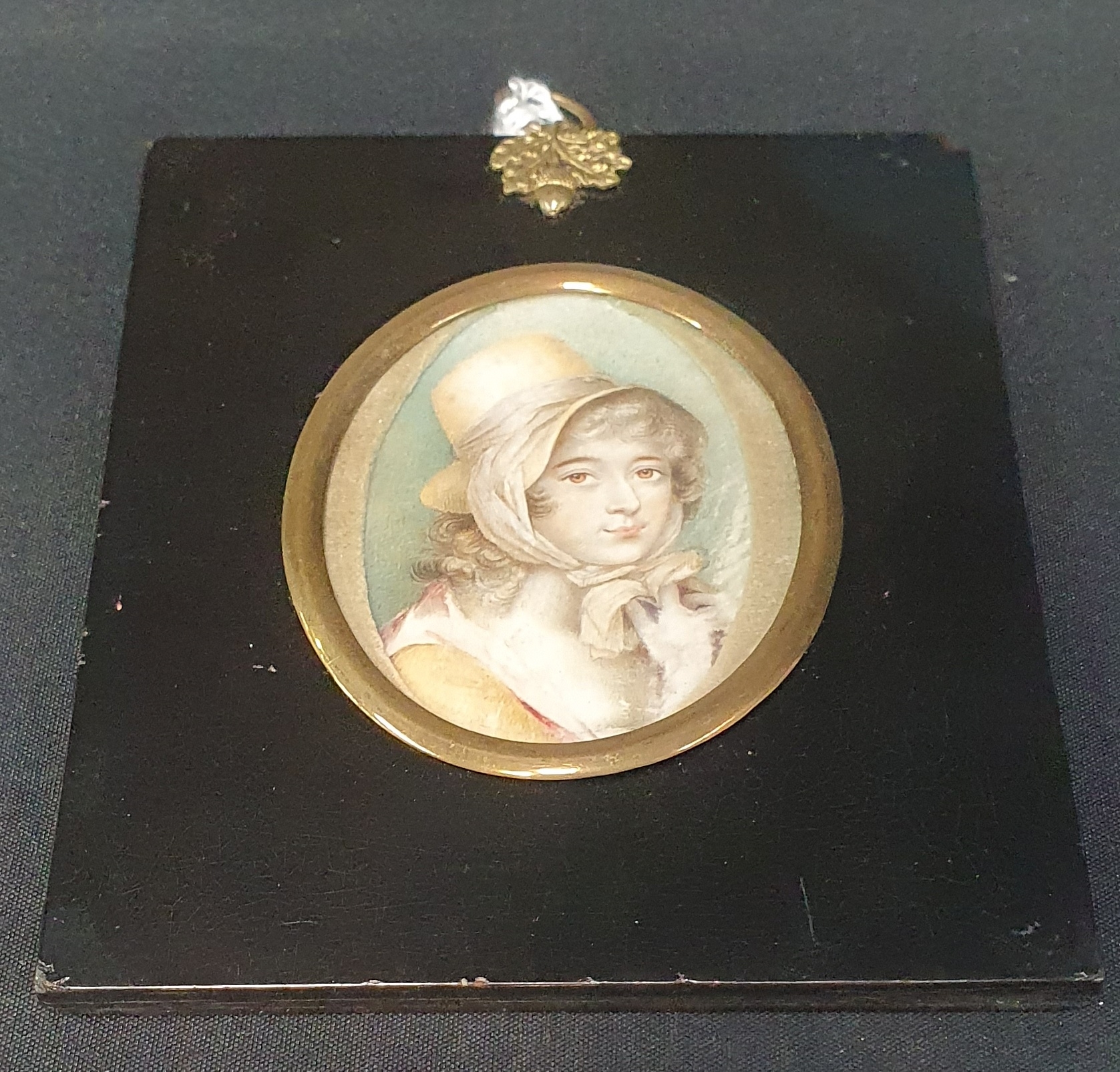 Edward Miles | A LATE 18TH CENTURY MINIATURE PORTRAIT OF A YOUNG WOMAN ...