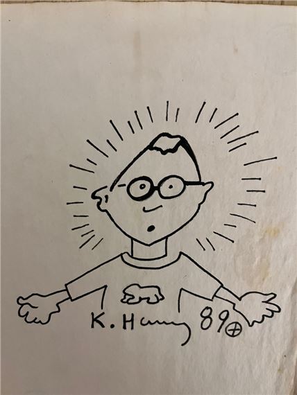 Keith Haring | Keith Haring - Drawing (Untitled Heart) (2019) | MutualArt