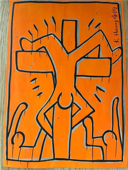 Keith Haring | Keith Haring - Drawing (Untitled Heart) (2019) | MutualArt