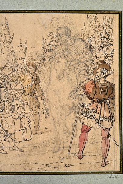 François-Joseph Heim | Clemency of Henri IV at the Battle of Ivry ...