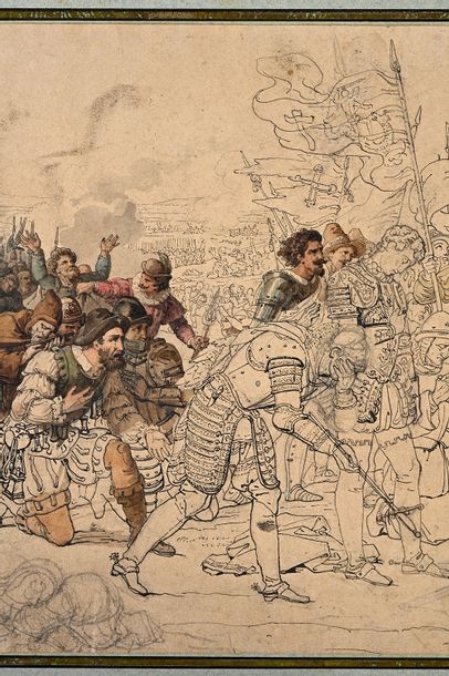 François-Joseph Heim | Clemency of Henri IV at the Battle of Ivry ...