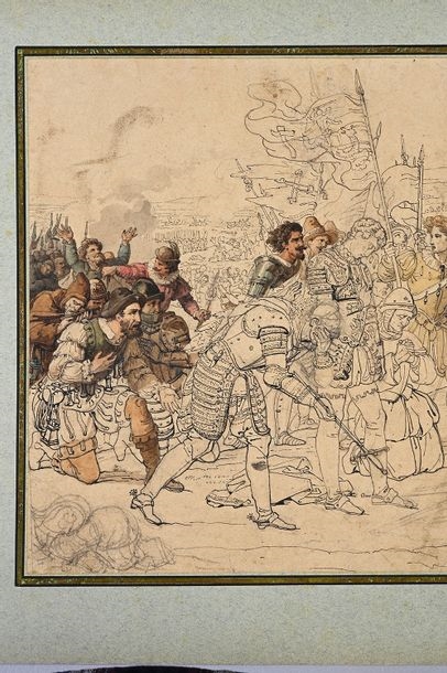 François-Joseph Heim | Clemency of Henri IV at the Battle of Ivry ...