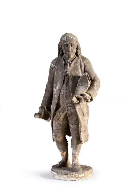 François Marie Suzanne | Benjamin Franklin with tricorn | MutualArt