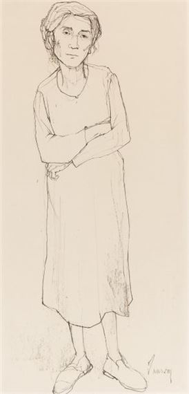 Jean Jansem | : Full-length portrait of a woman | MutualArt