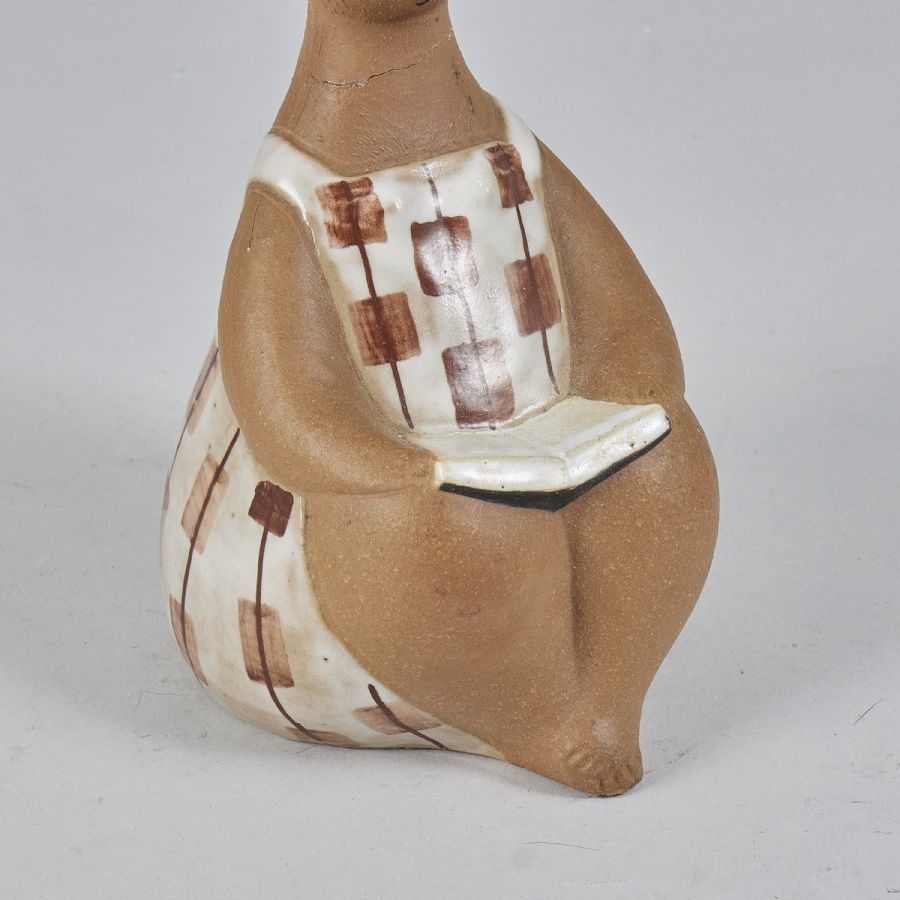 Lisa Larson | Skulptur, Amalia ur serien ABC-flickor | MutualArt