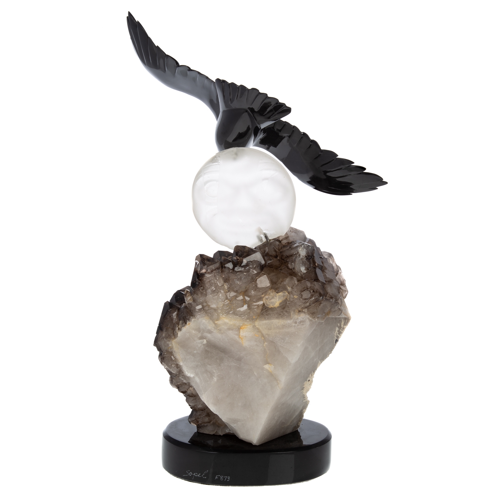 Lyle Sopel | Eagle and Moon | MutualArt