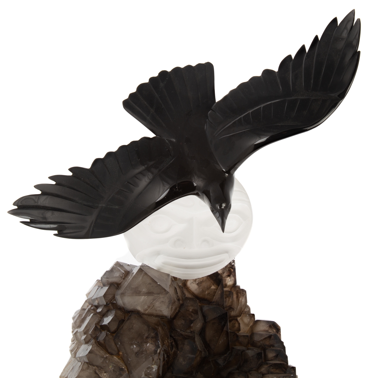 Lyle Sopel | Eagle and Moon | MutualArt