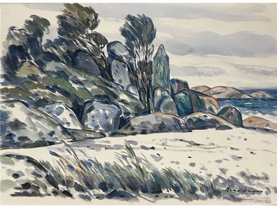 Max Angus | (Wind Swept Trees, East Coast) | MutualArt