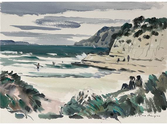 Max Angus | (Surfers, Possibly Clifton Beach) | MutualArt