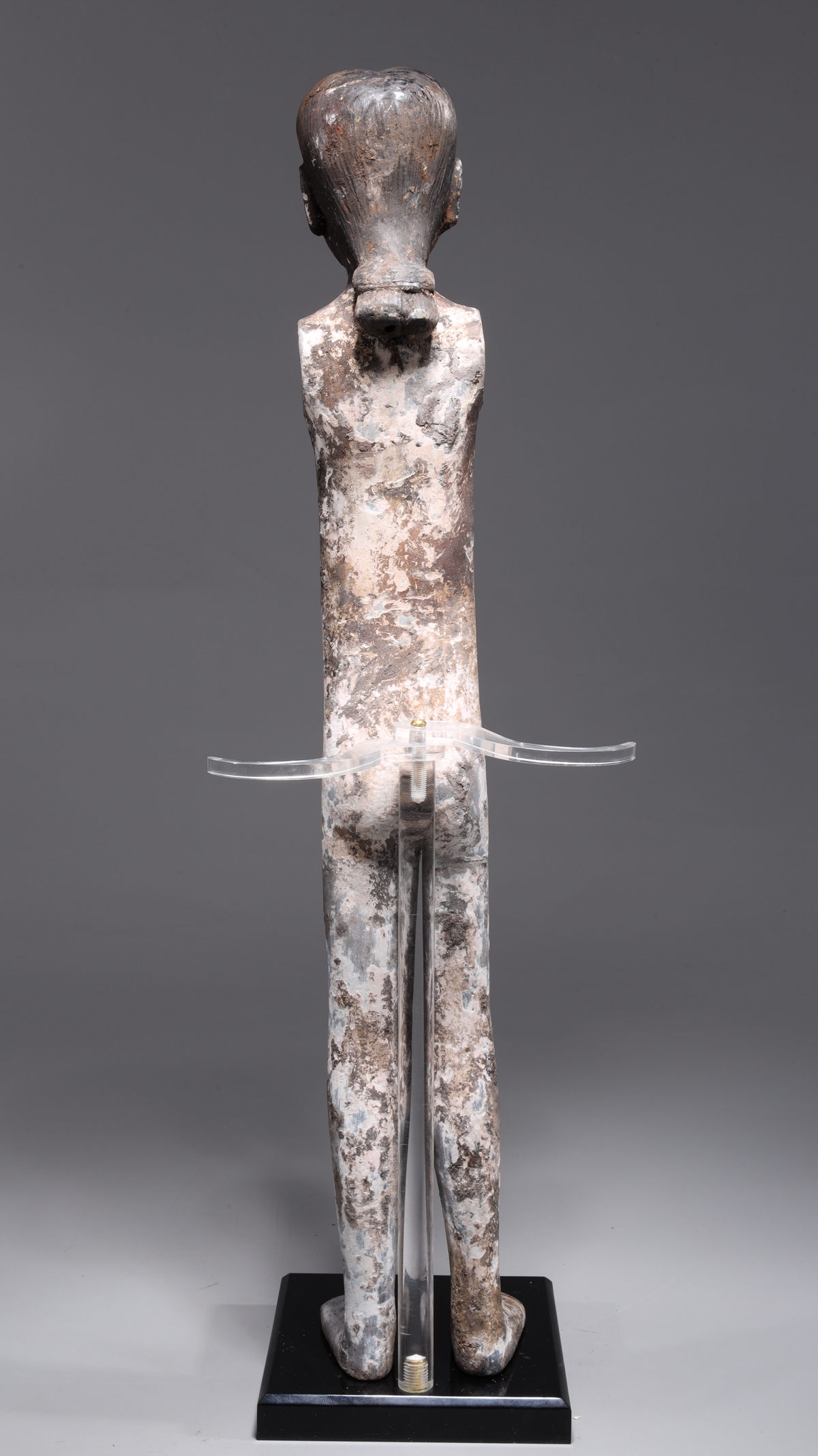 Chinese School | Chinese Han Dynasty ceramic stick figure; includes ...