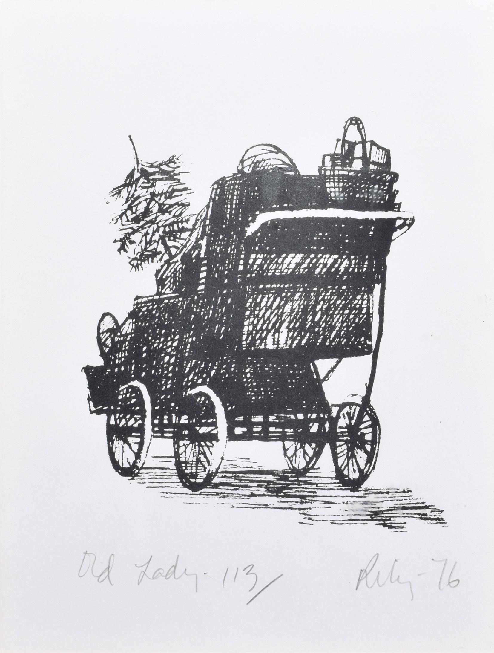 Harold Riley | Old Lady (1976) | MutualArt