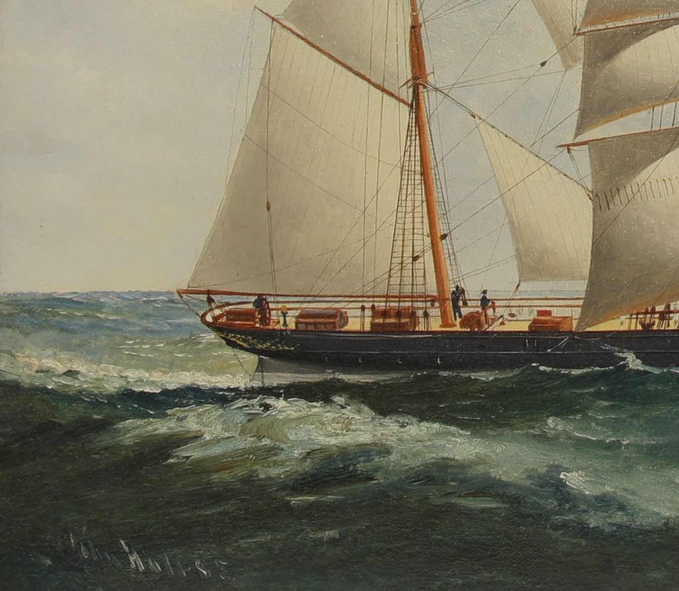 John Hall | The barque Adventurer’ (1885) | MutualArt