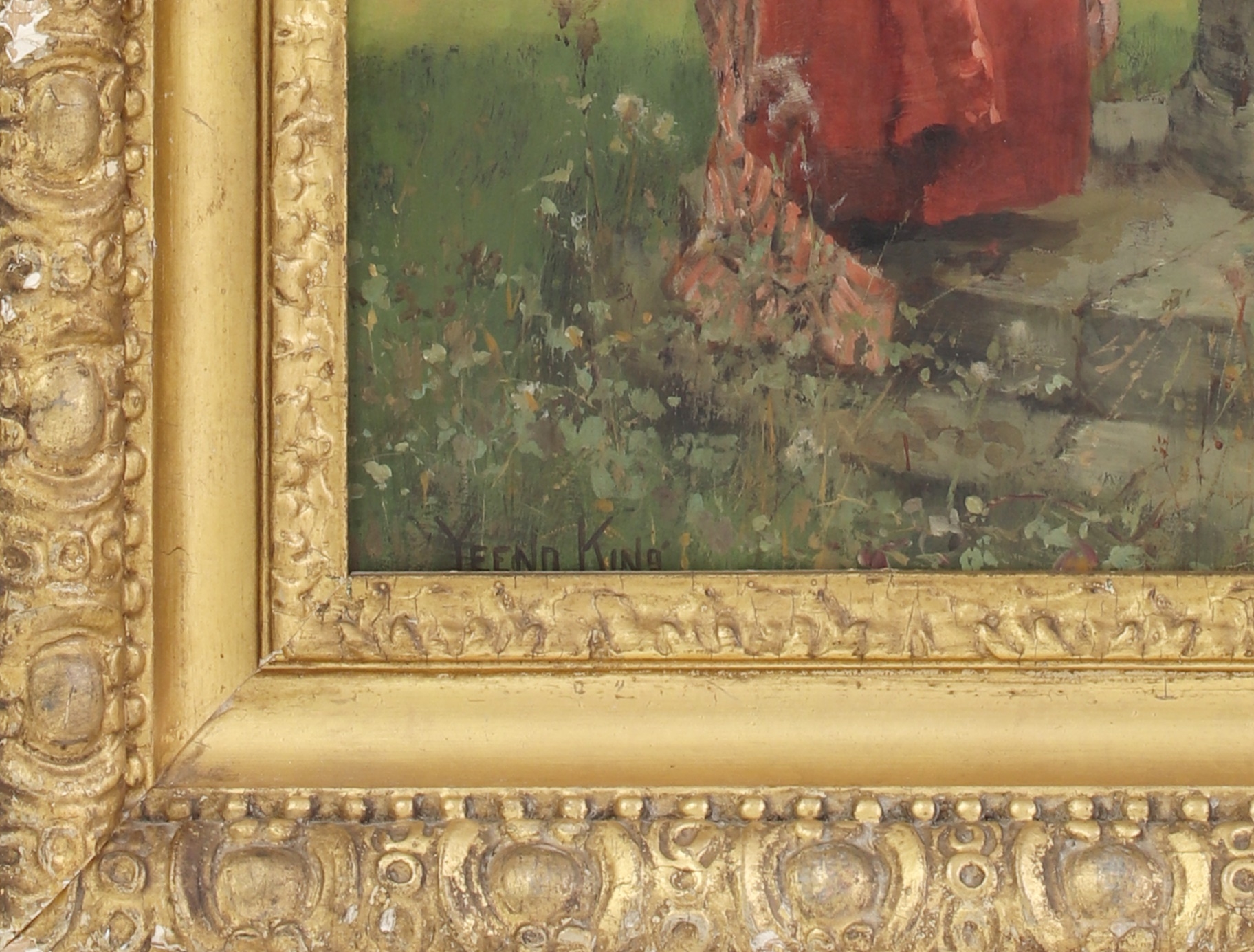 John Henry Yeend King | At the sundial (1855) | MutualArt